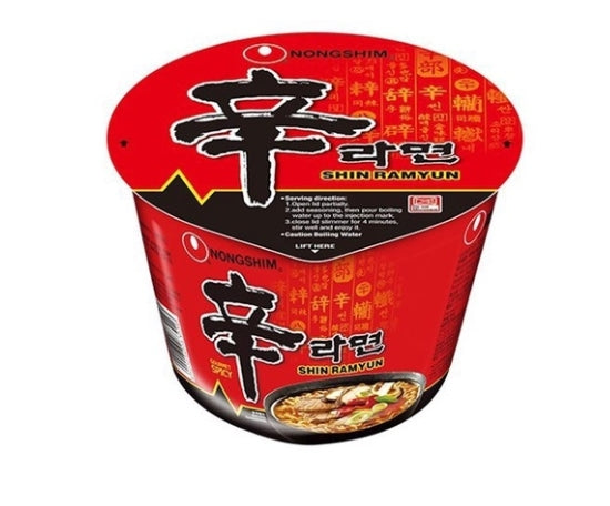 NONGSHIM SHIN RAMYUN BIG CUP 114G – Tasty Alliance