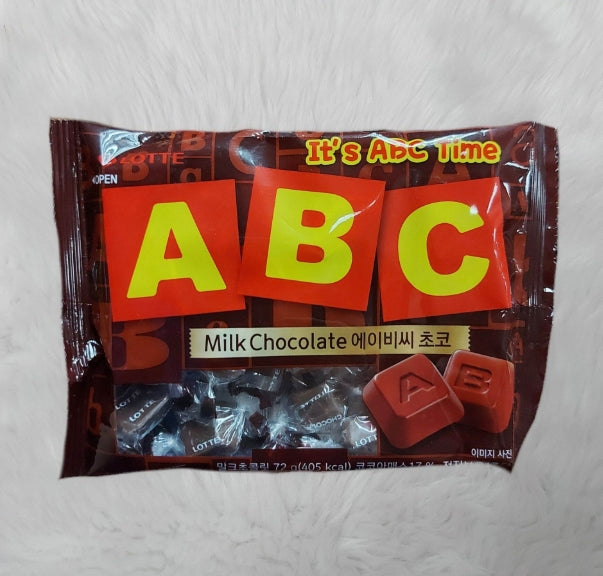 LOTTE ABC MILK CHOCOLATE 72G – Tasty Alliance